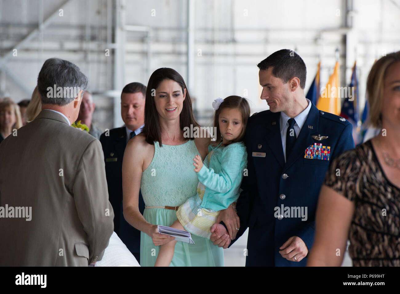 U.S. Air Force Lt. Col. Cory Damon, Commander, 22nd Airlift Squadron ...