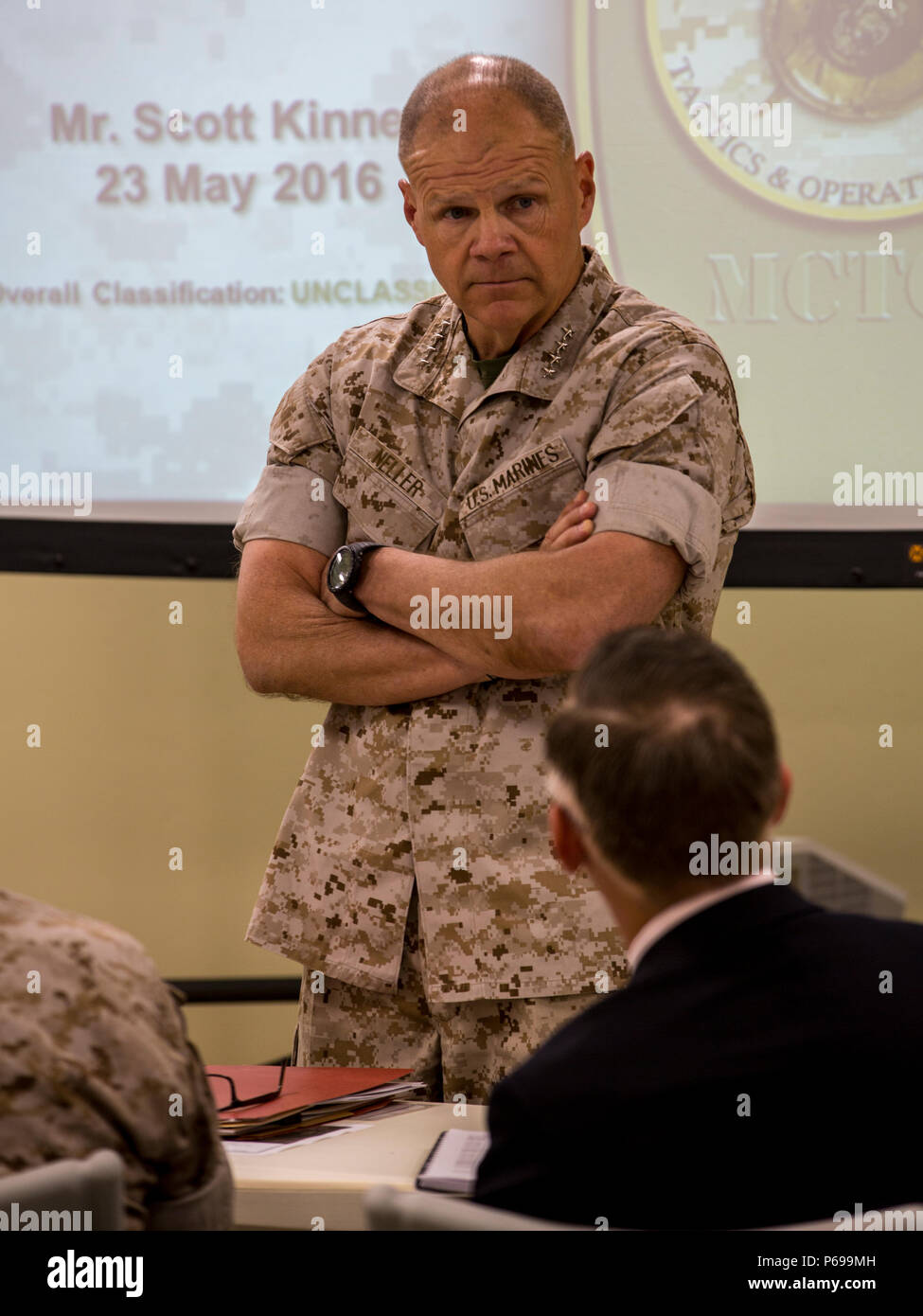 U.S. Marine Corps General Robert Neller, Commandant of the Marine Corps ...