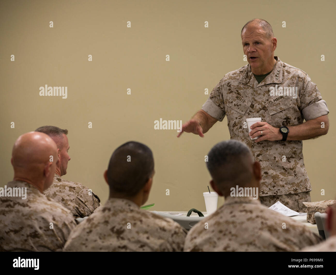 U.S. Marine Corps General Robert Neller, Commandant of the Marine Corps ...