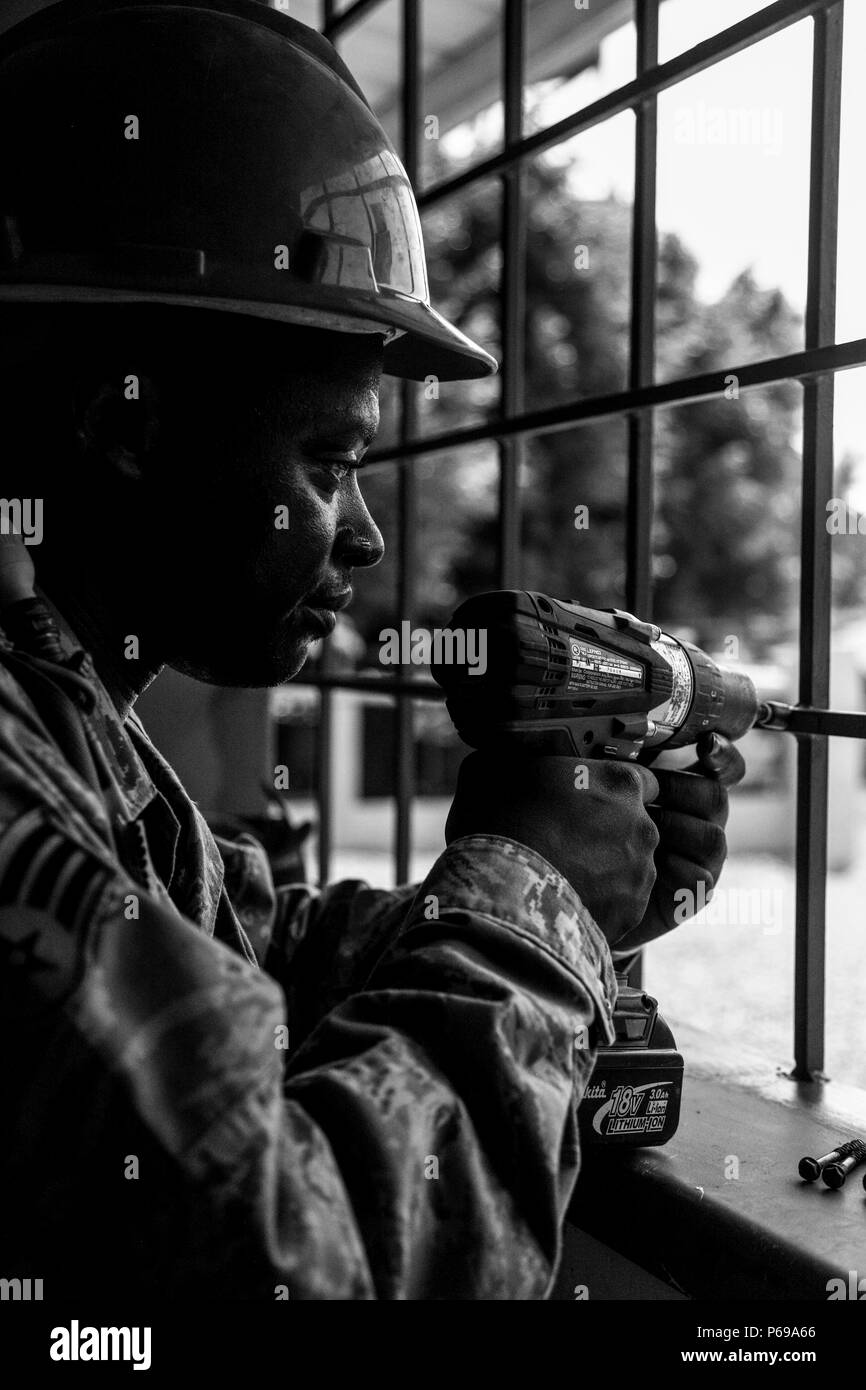 U s government humanitarian assistance Black and White Stock Photos ...