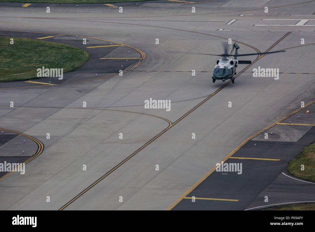Marine Helicopter Squadron One (HMX-1) departs Marine Corps Air Station ...