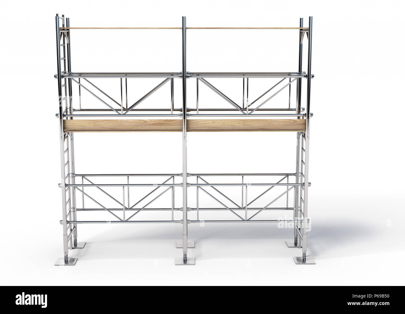 Wood scaffold Cut Out Stock Images & Pictures - Alamy