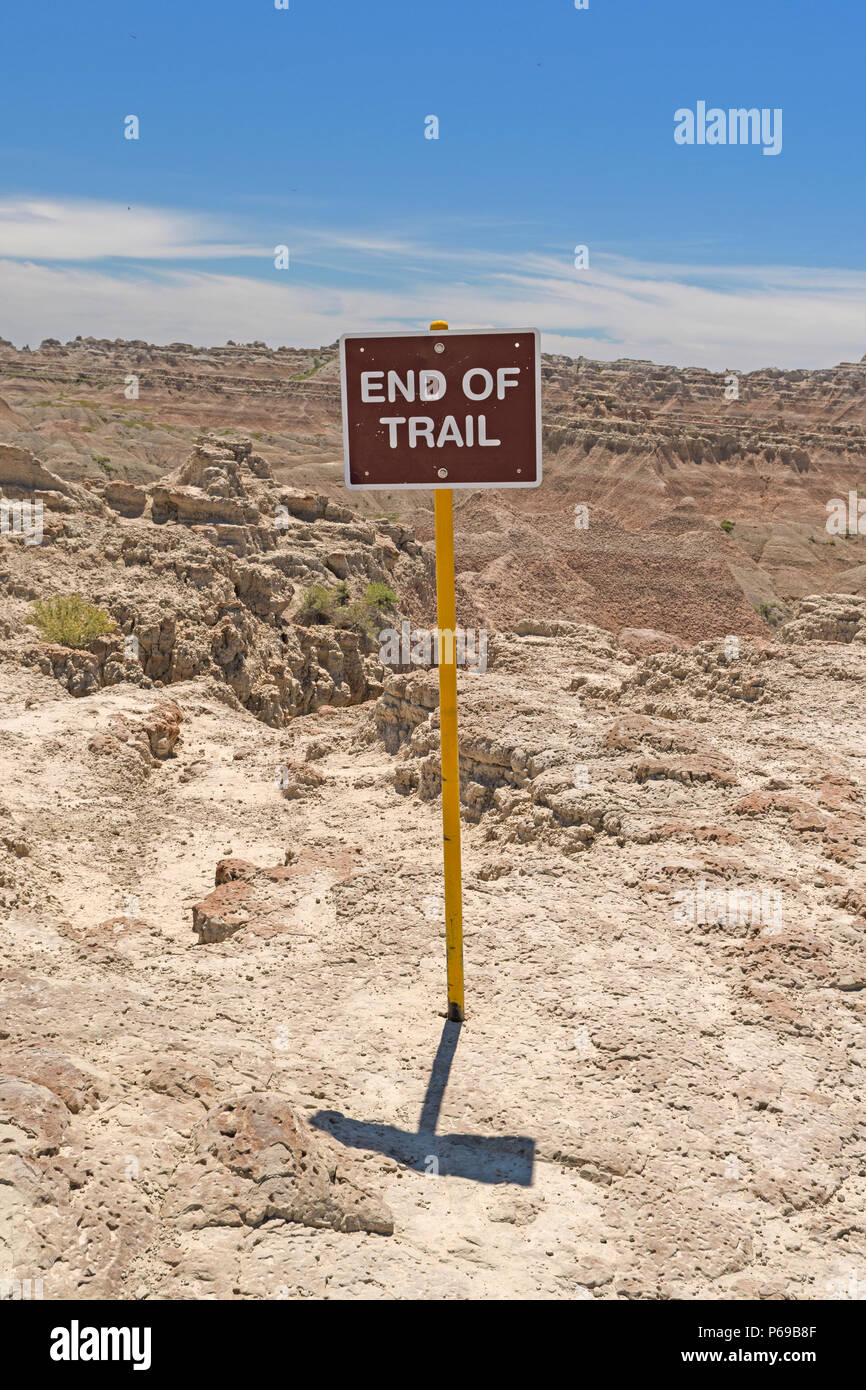 End Of Trail Sign Stock Photos & End Of Trail Sign Stock Images - Alamy