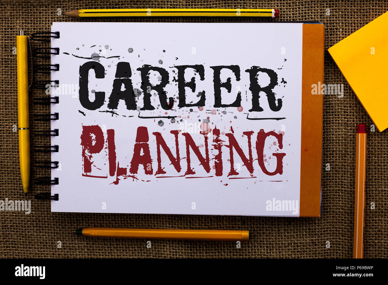 Writing note showing Career Planning. Business photo showcasing ...