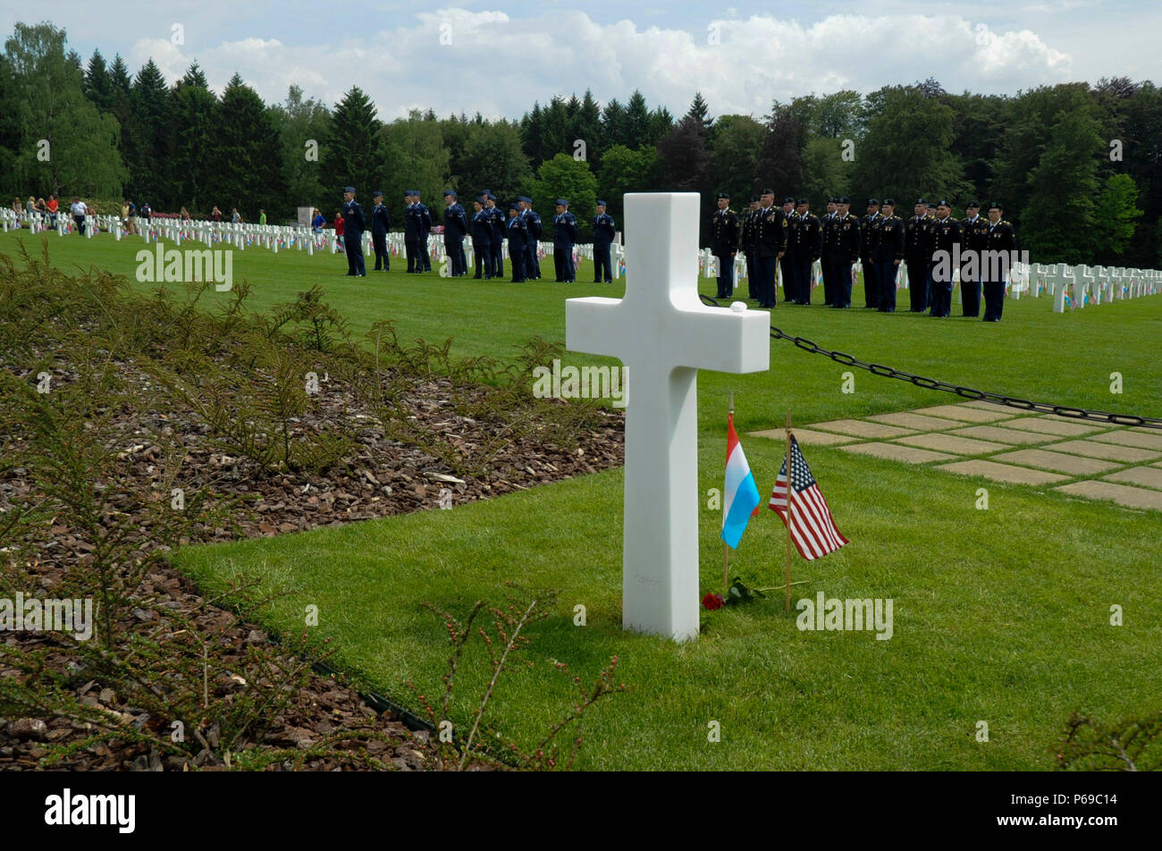 George s patton grave hi-res stock photography and images - Alamy