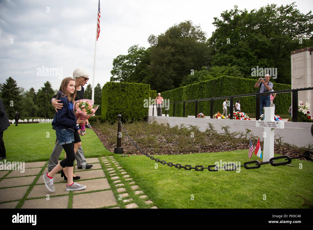 U.S. Army Gen. George S. Patton Jr.’s granddaughter and a family friend ...