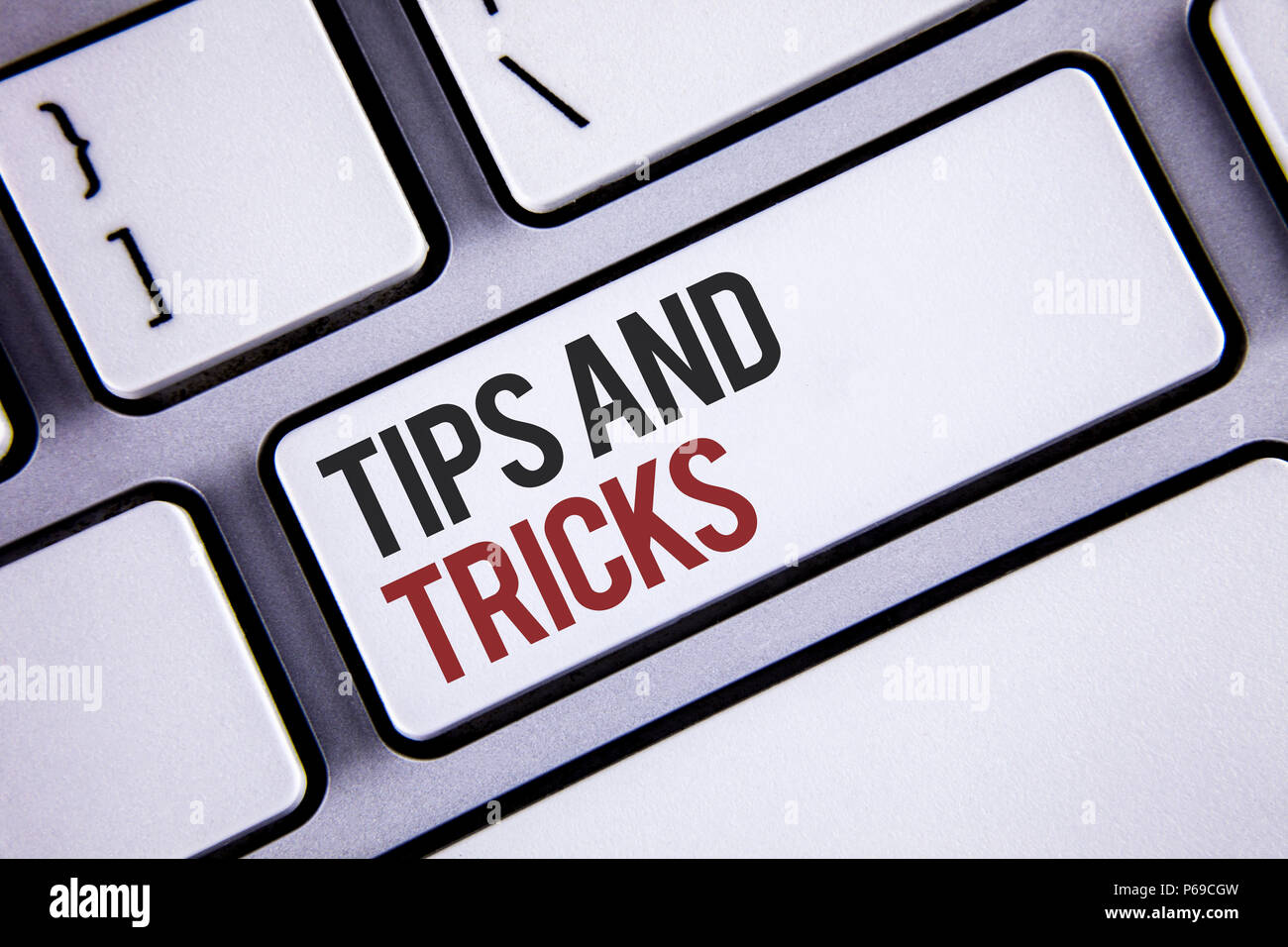 Writing note showing Tips And Tricks. Business photo showcasing ...