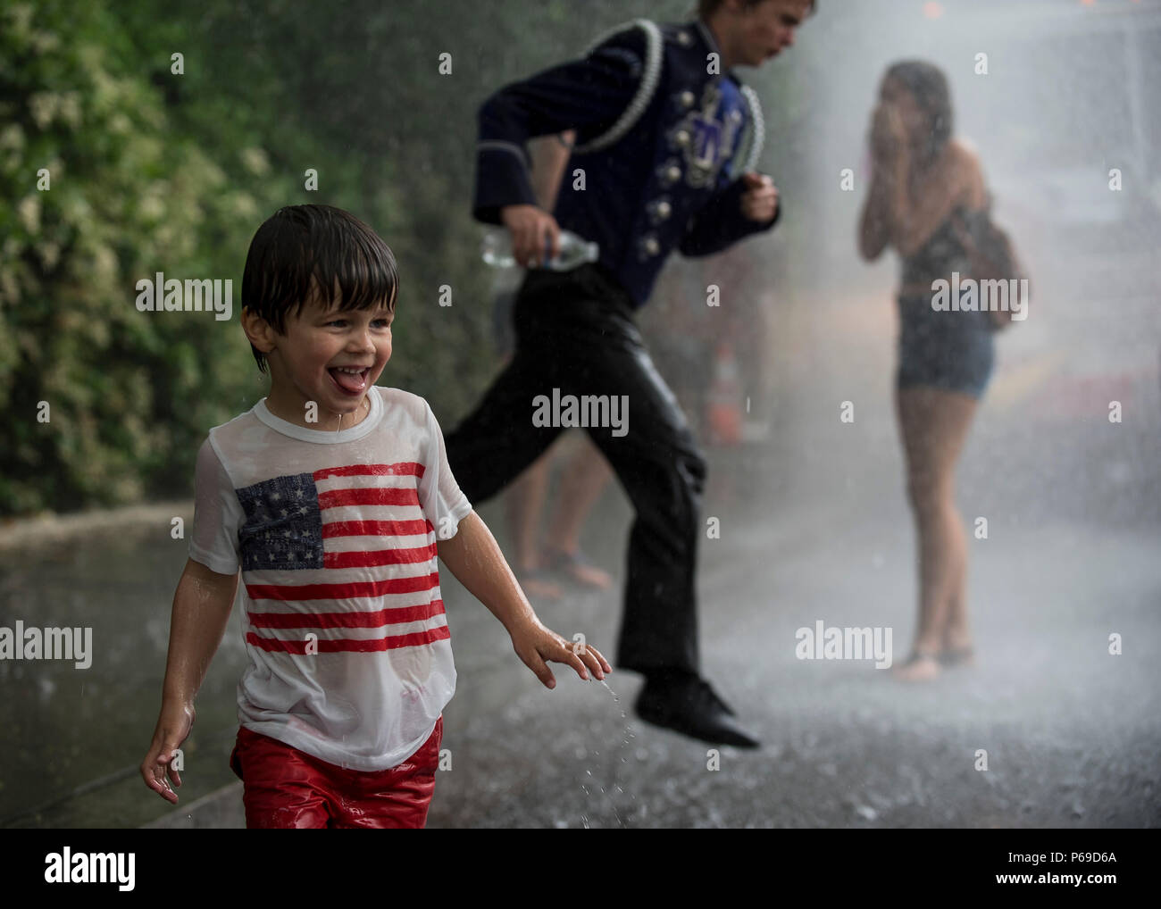 Children teenagers play under hi-res stock photography and images - Alamy