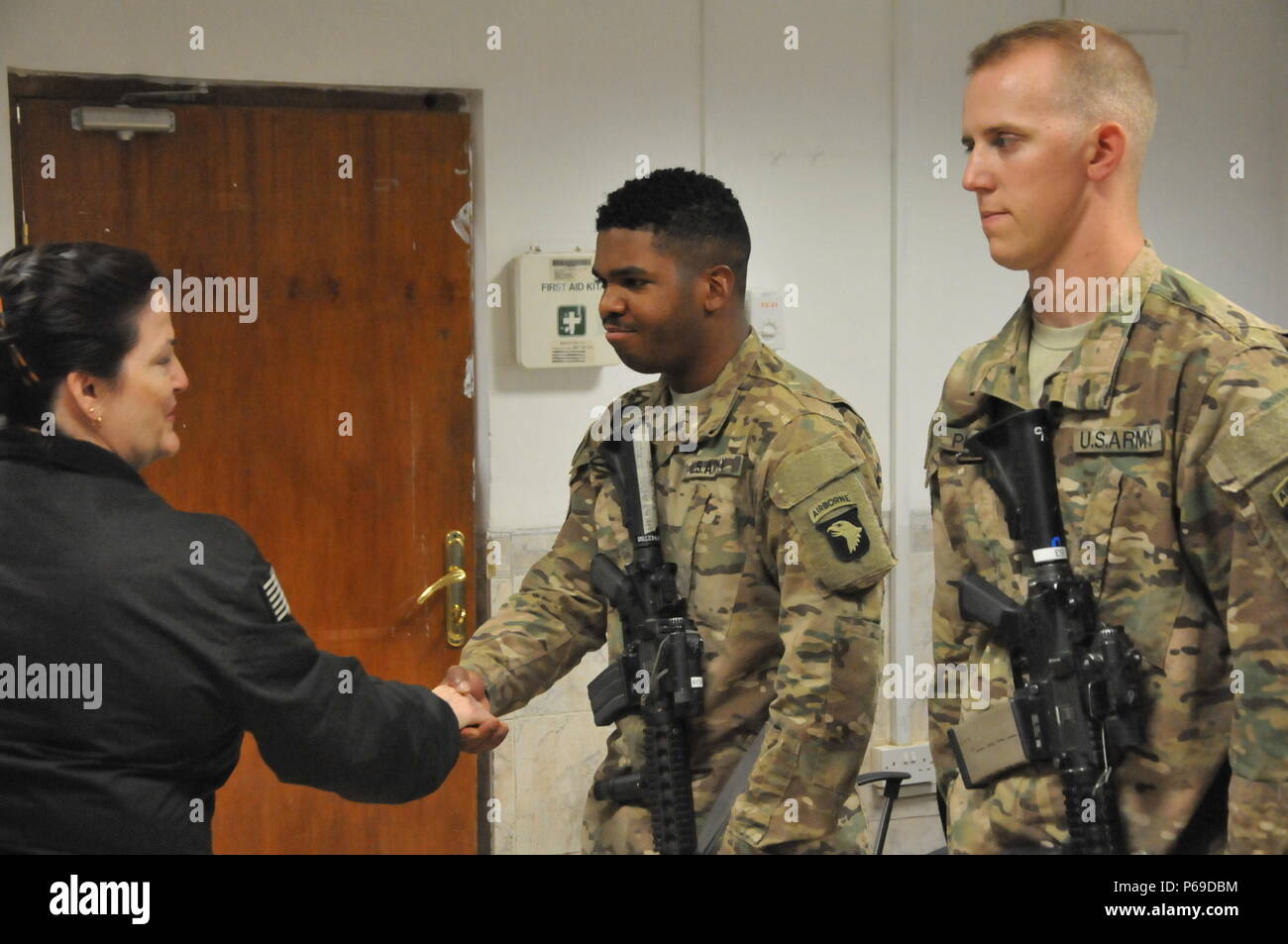 The Honorable Katherine Hammack, left, assistant secretary of the Army ...
