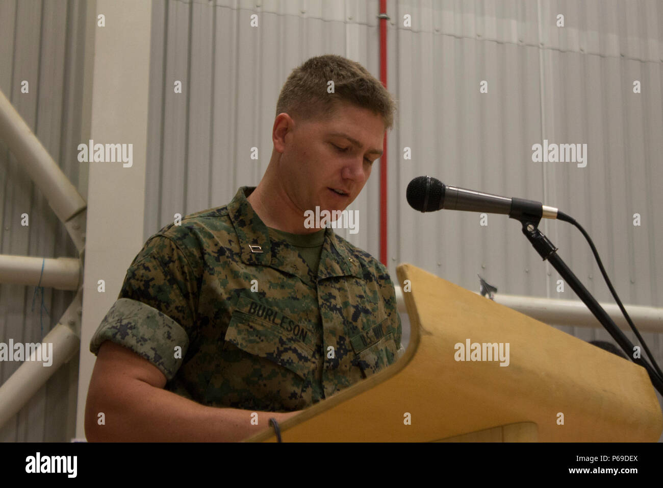 U.S. Navy Lt. Saul L. Burleson, the chaplain with Black Sea Rotational ...