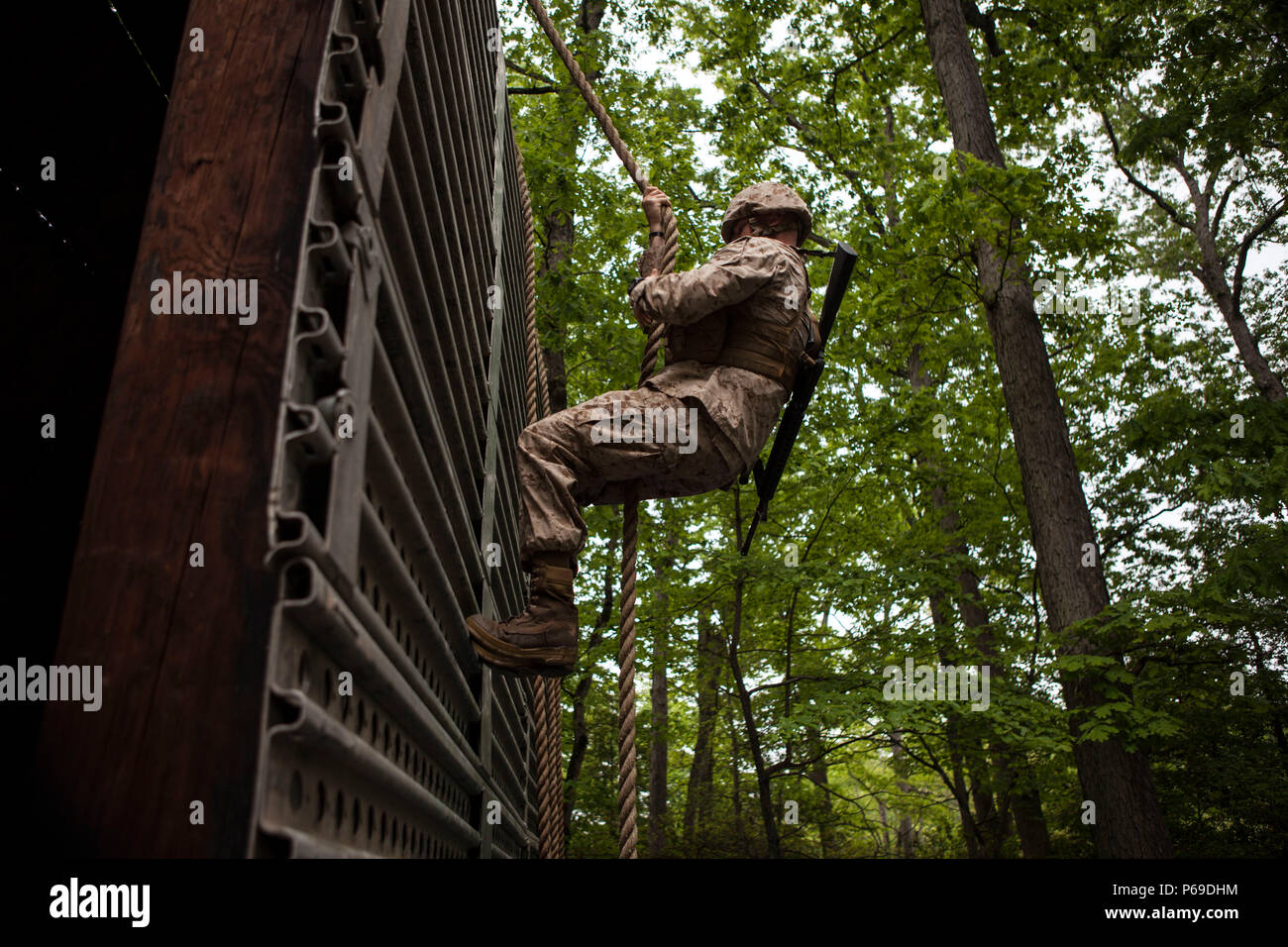 U.S. Marines assigned to Officer Candidate School (OCS) participate in ...