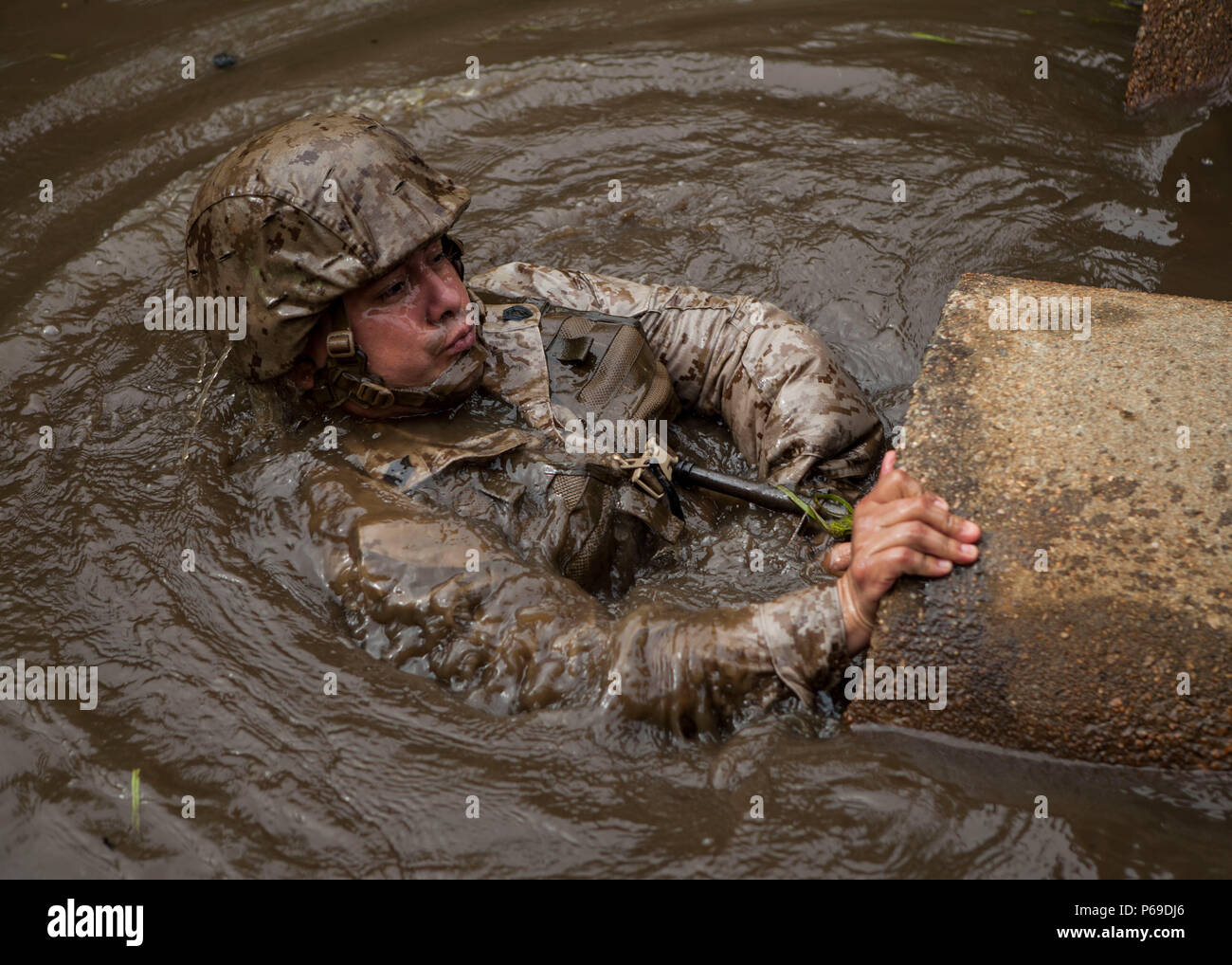U.S. Marines assigned to Officer Candidate School (OCS) participate in ...