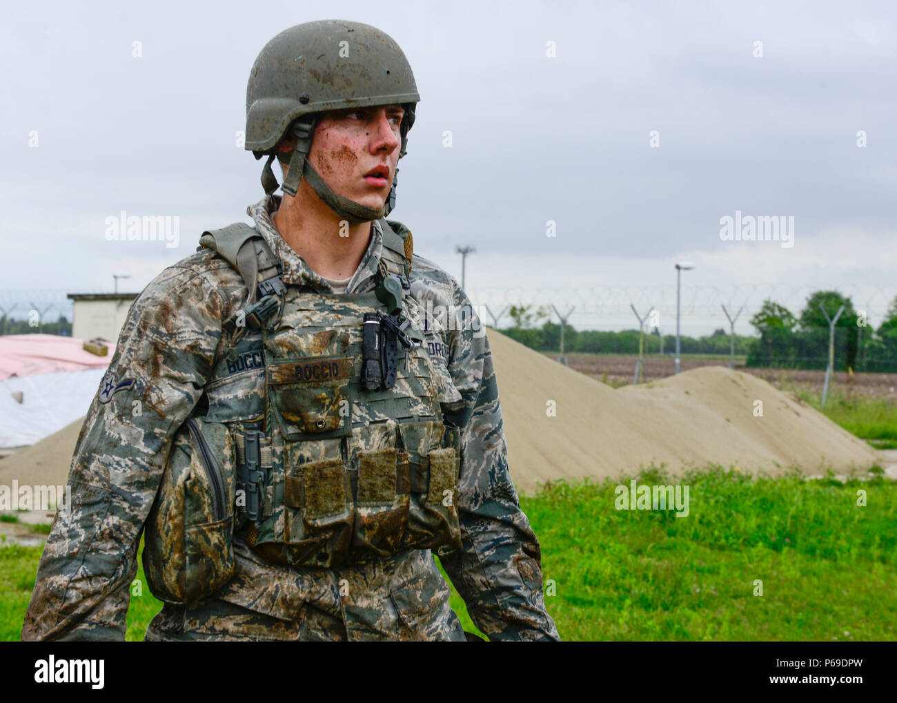 Airman Michael Boccio, 31st Security Forces Squadron security response ...