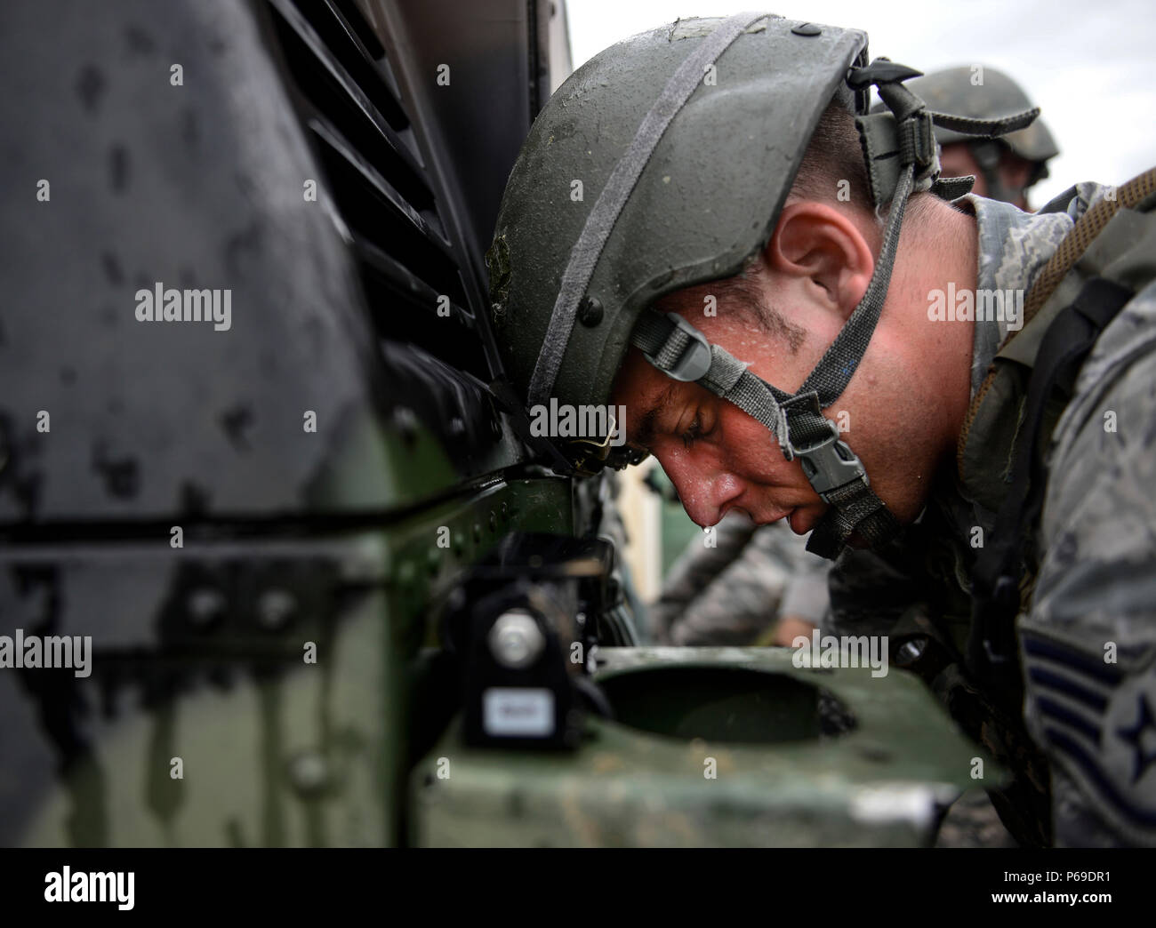 Staff Sgt. Joshua Ferguson, 31st Security Forces Squadron training ...