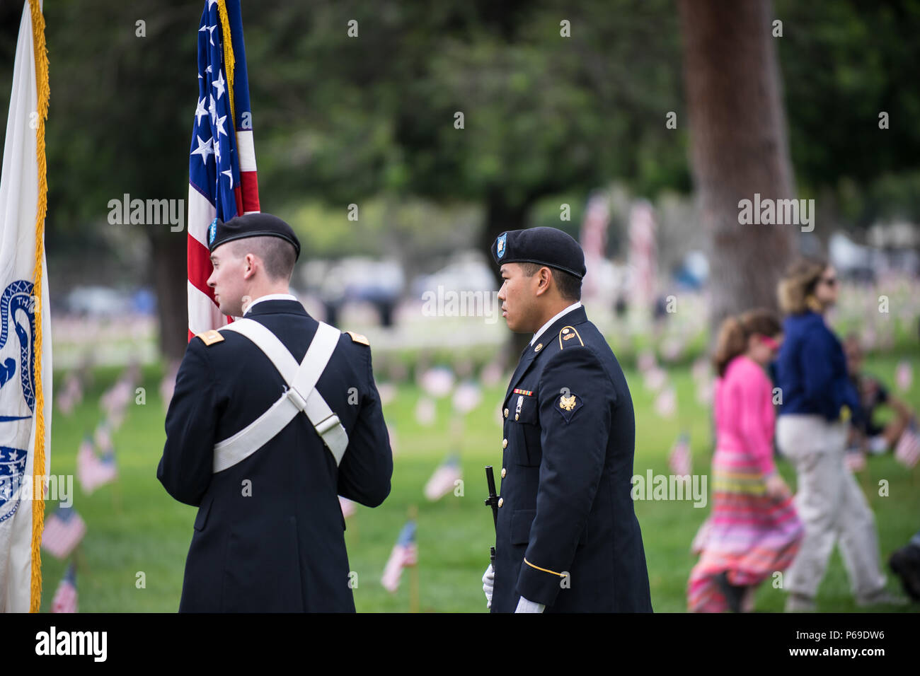 Spc. Timothy Yao and 1st Lt. Jacob Harbolt, 311th Sustainment Command ...