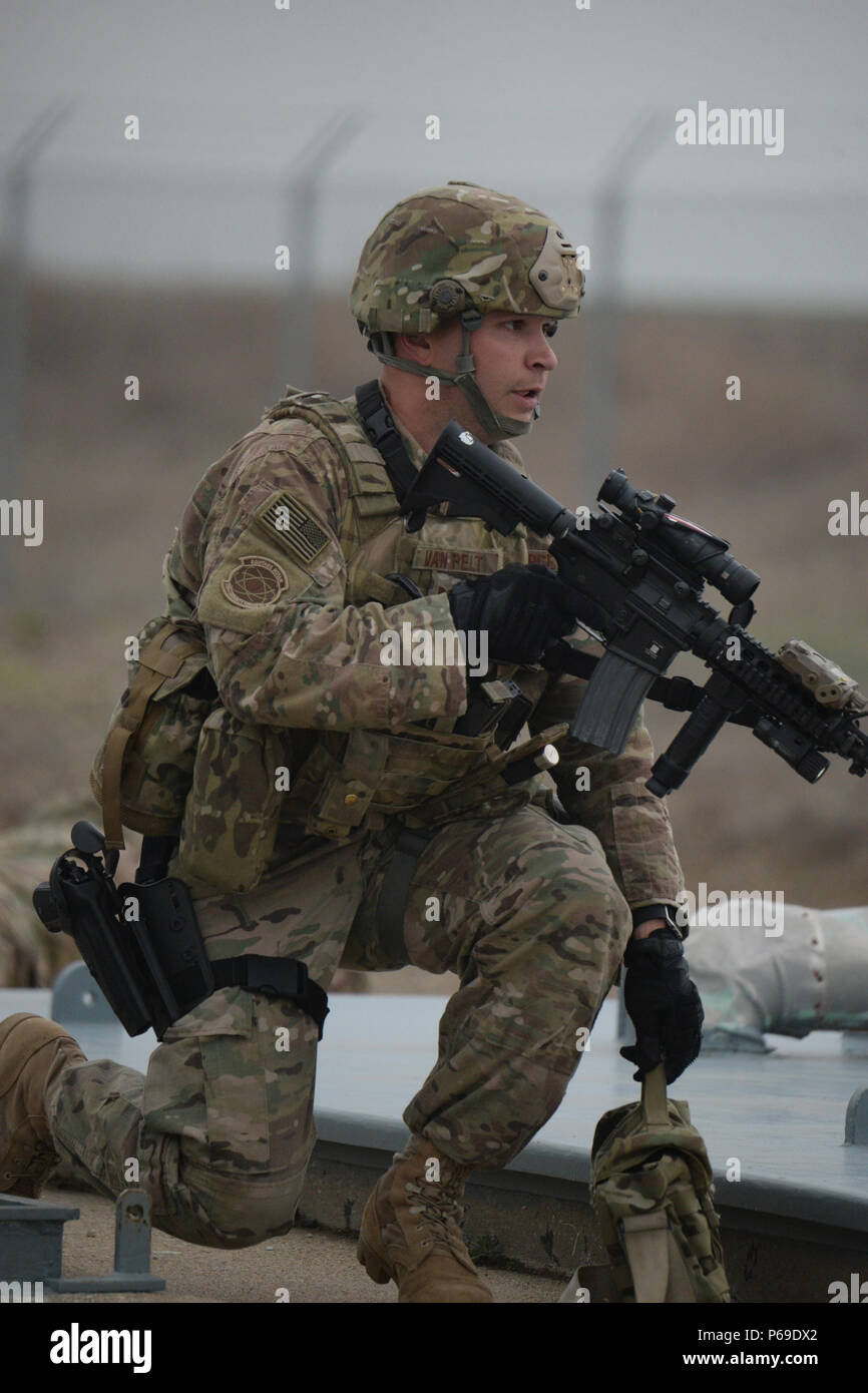 U.S. Air Force Tech. Sgt. Nicholas Van Pelt, of the 219th Security ...