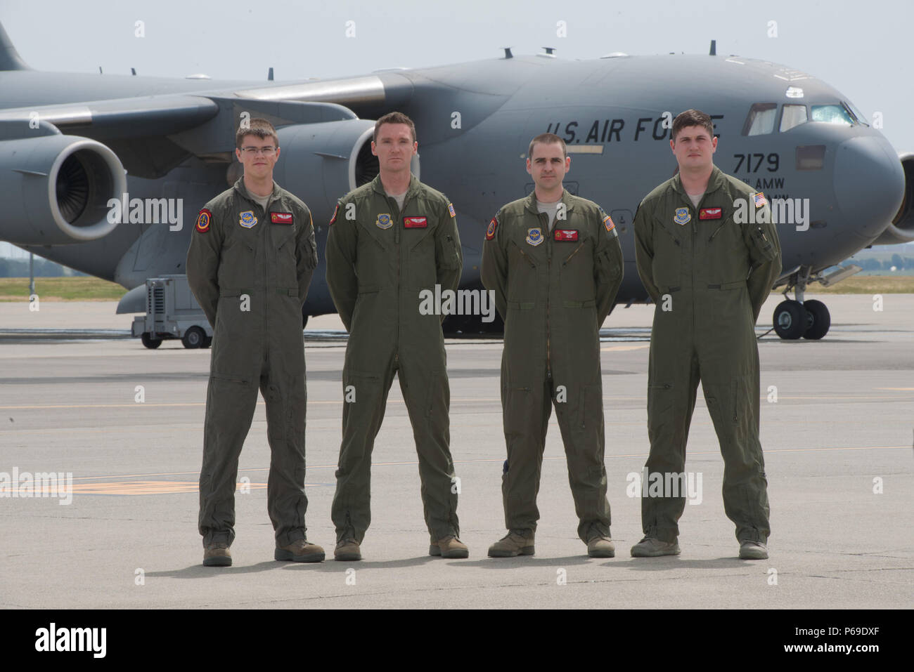 From left, U.S. Air Force Airman 1st Class Austen Copeland, Capt. Eric ...