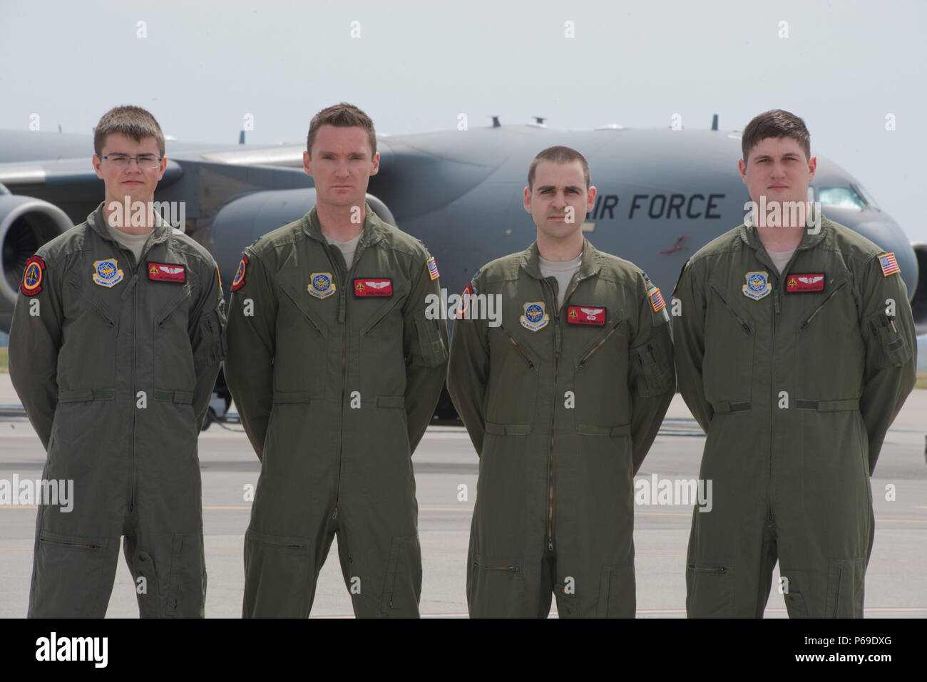 From left, U.S. Air Force Airman 1st Class Austen Copeland, Capt. Eric ...