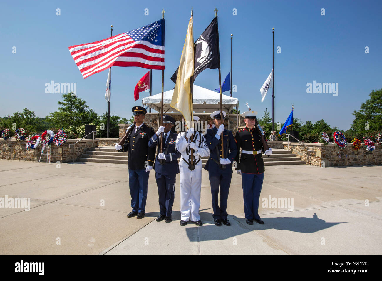Members of the Brigadier General William C. Doyle Veterans Memorial ...