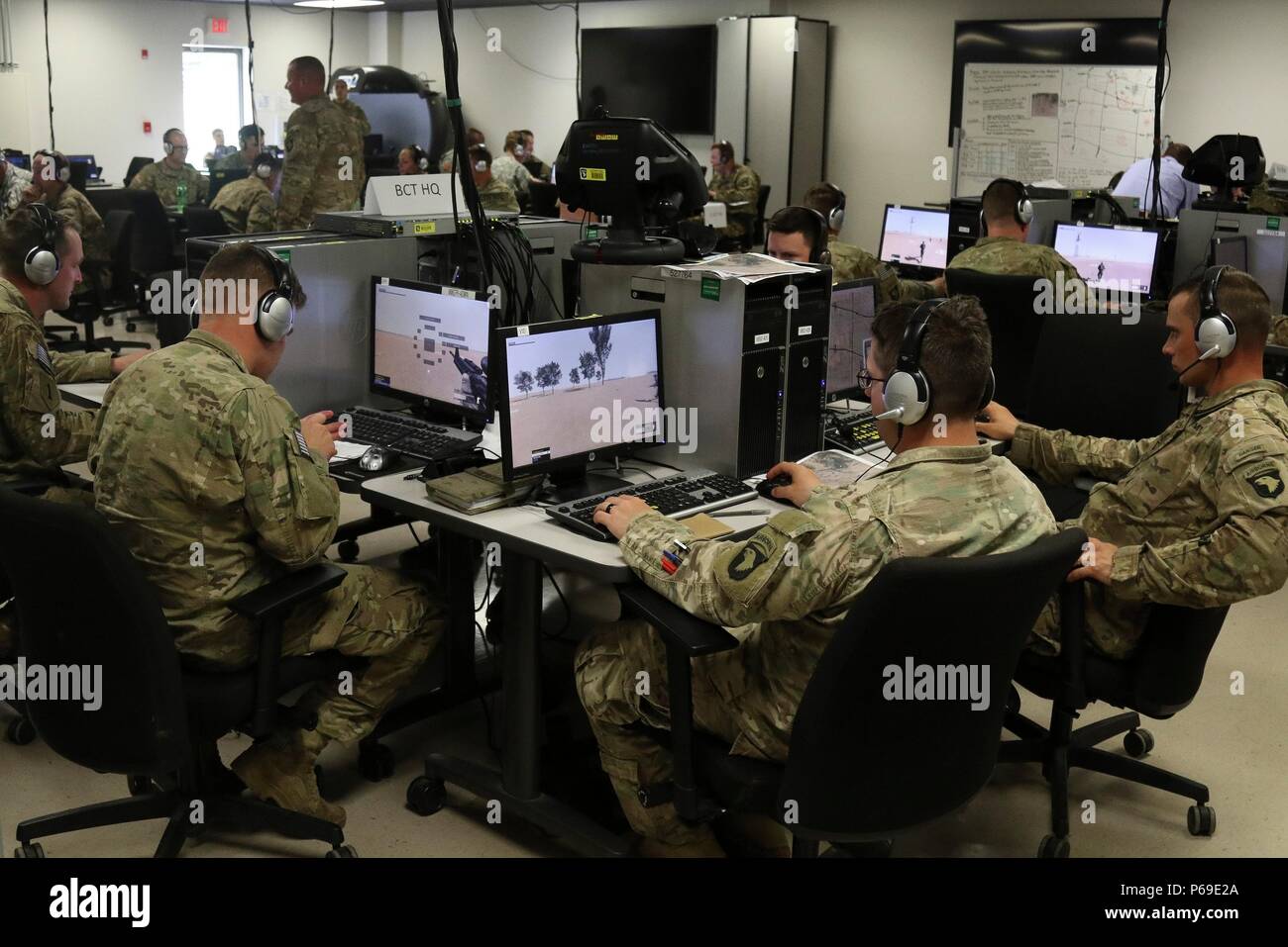 Company commanders with 1st Brigade Combat Team, 101st Airborne ...