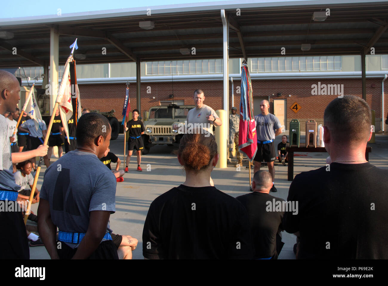 Lt. Col. Joshua LaMotte, commander of 703rd Brigade Support Battalion ...