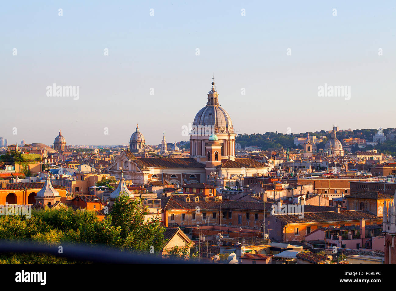 Streets of rome rooftops hi-res stock photography and images - Alamy