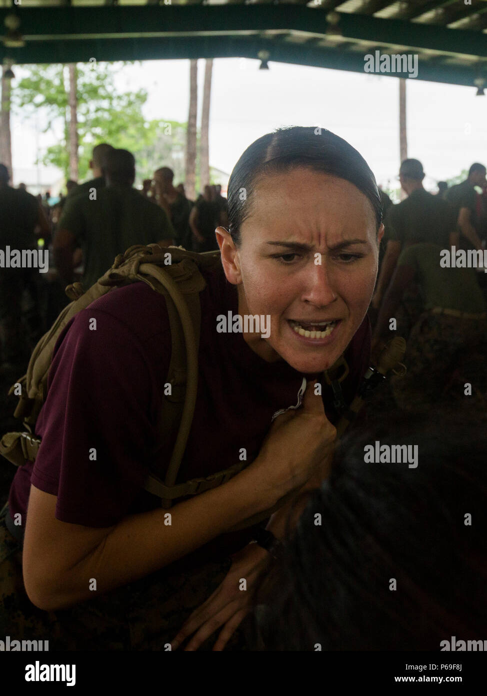 Sgt. Kayla M. Erianne currently serves as a Marine Corps drill ...