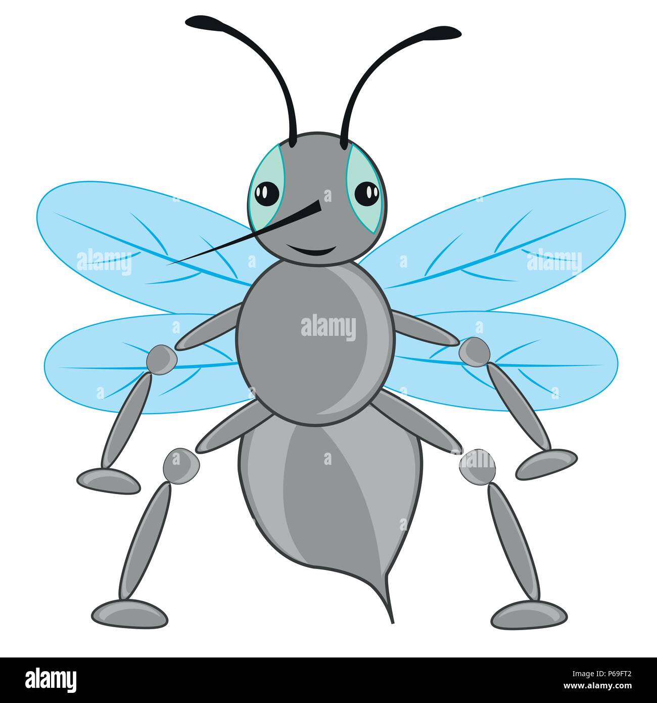 Cartoon insect fly Stock Vector Image & Art - Alamy