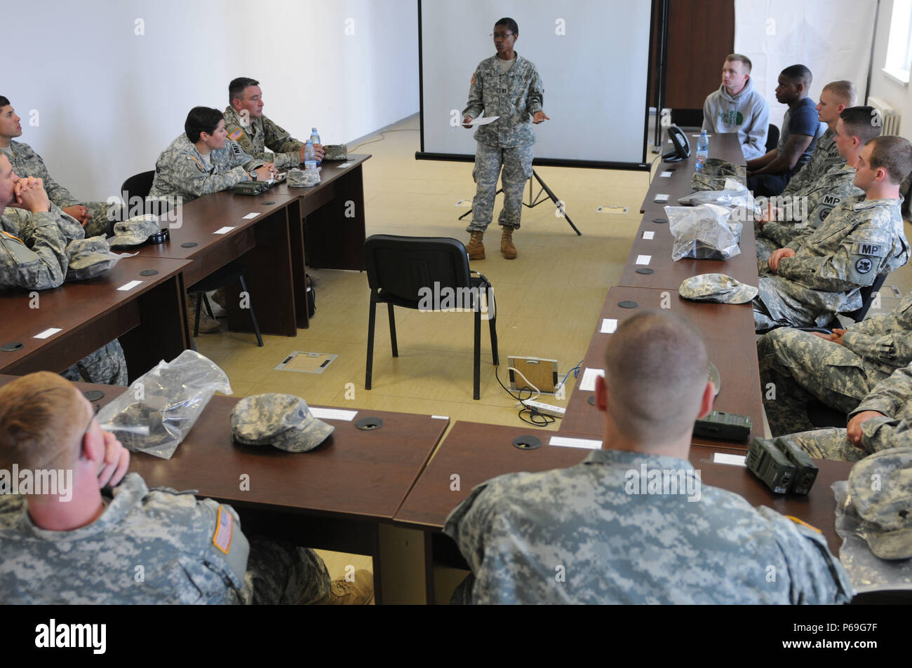 Capt. Ternisha Miles, Judge Advocate General, assigned to 226th ...