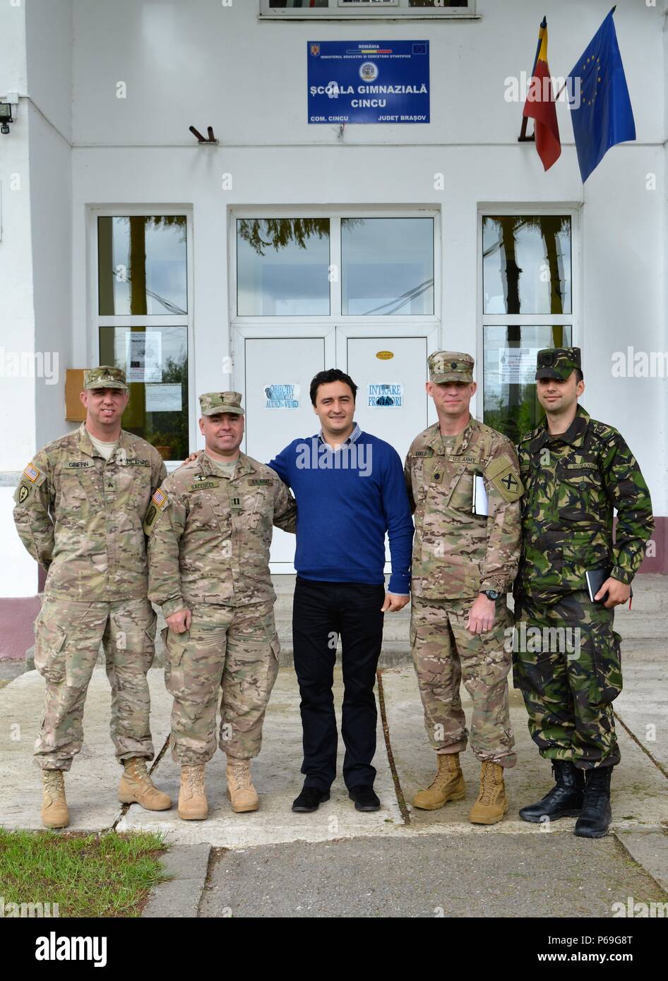 (From left to right) Sgt. Jamie Griffin, MWR Director and Personnel Sgt ...