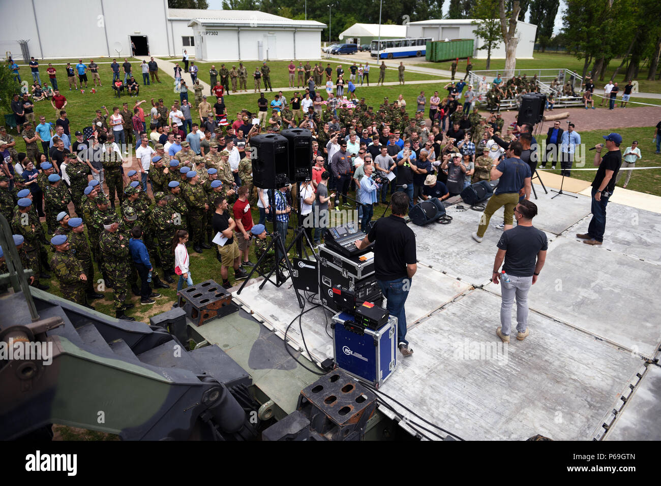 The last show of the first-ever National Guard USO Tour, Mihail ...