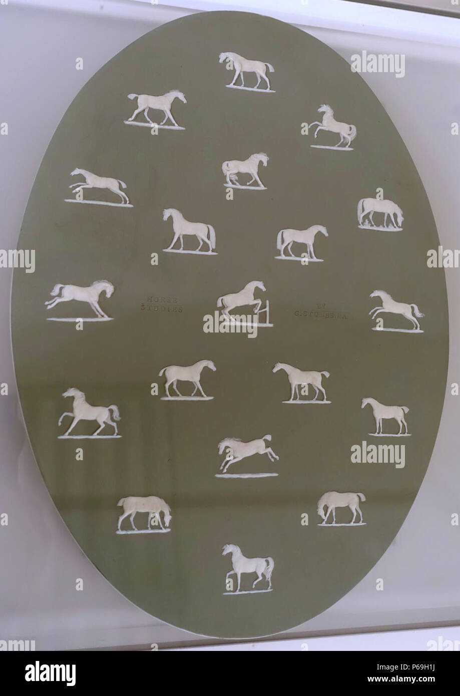 19 horse studies by Edward Burch, after George Stubbs, late 1700s, this ...