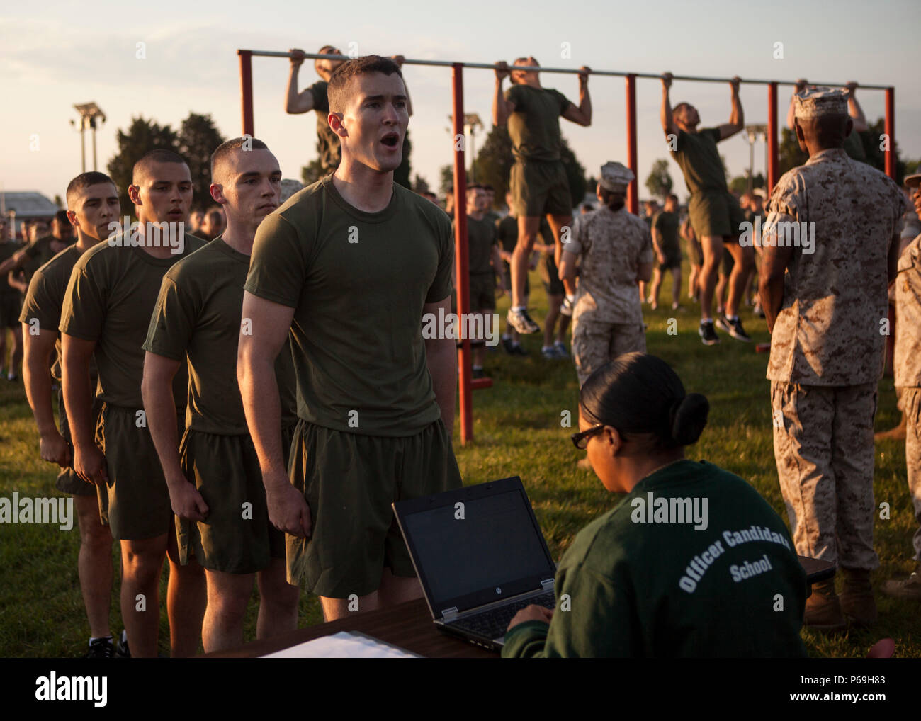 Candidates with Lima and India Company, Officer Candidate School (OCS ...