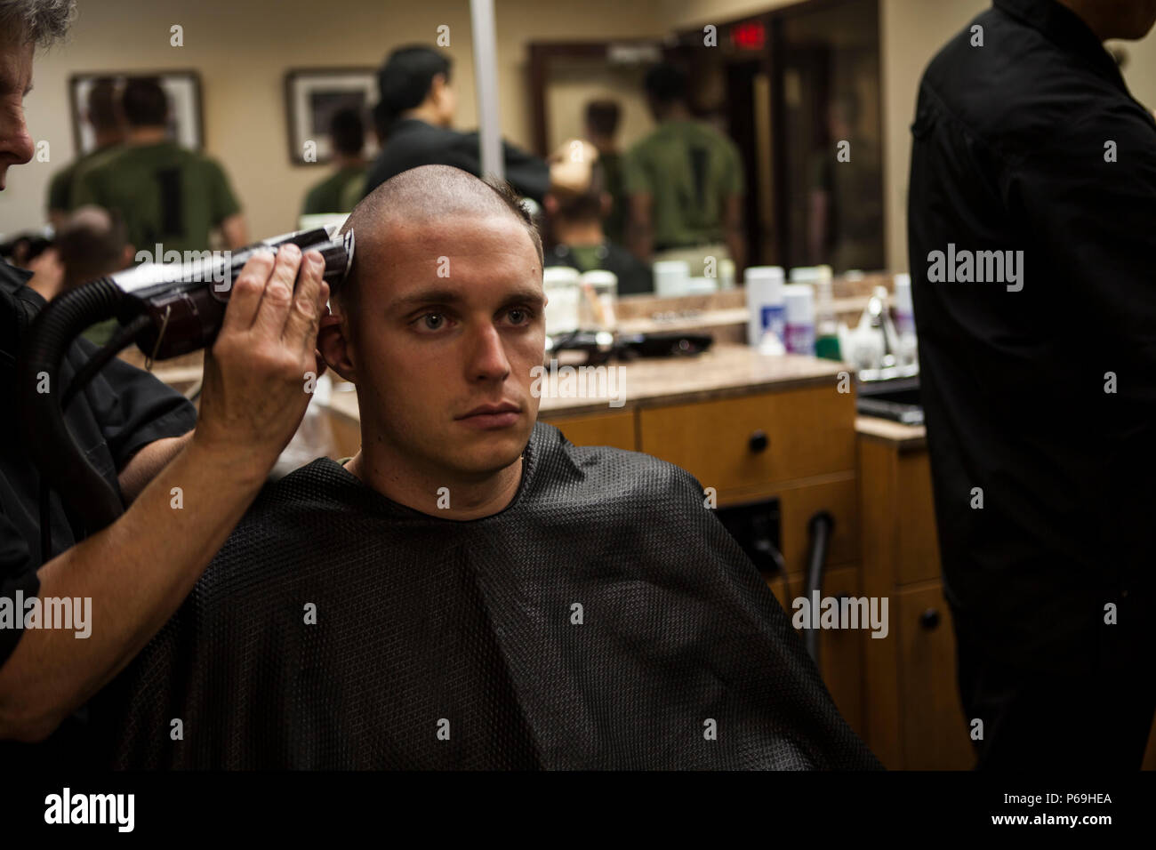 Candidates with Lima Company, Officer Candidate School (OCS) receive ...