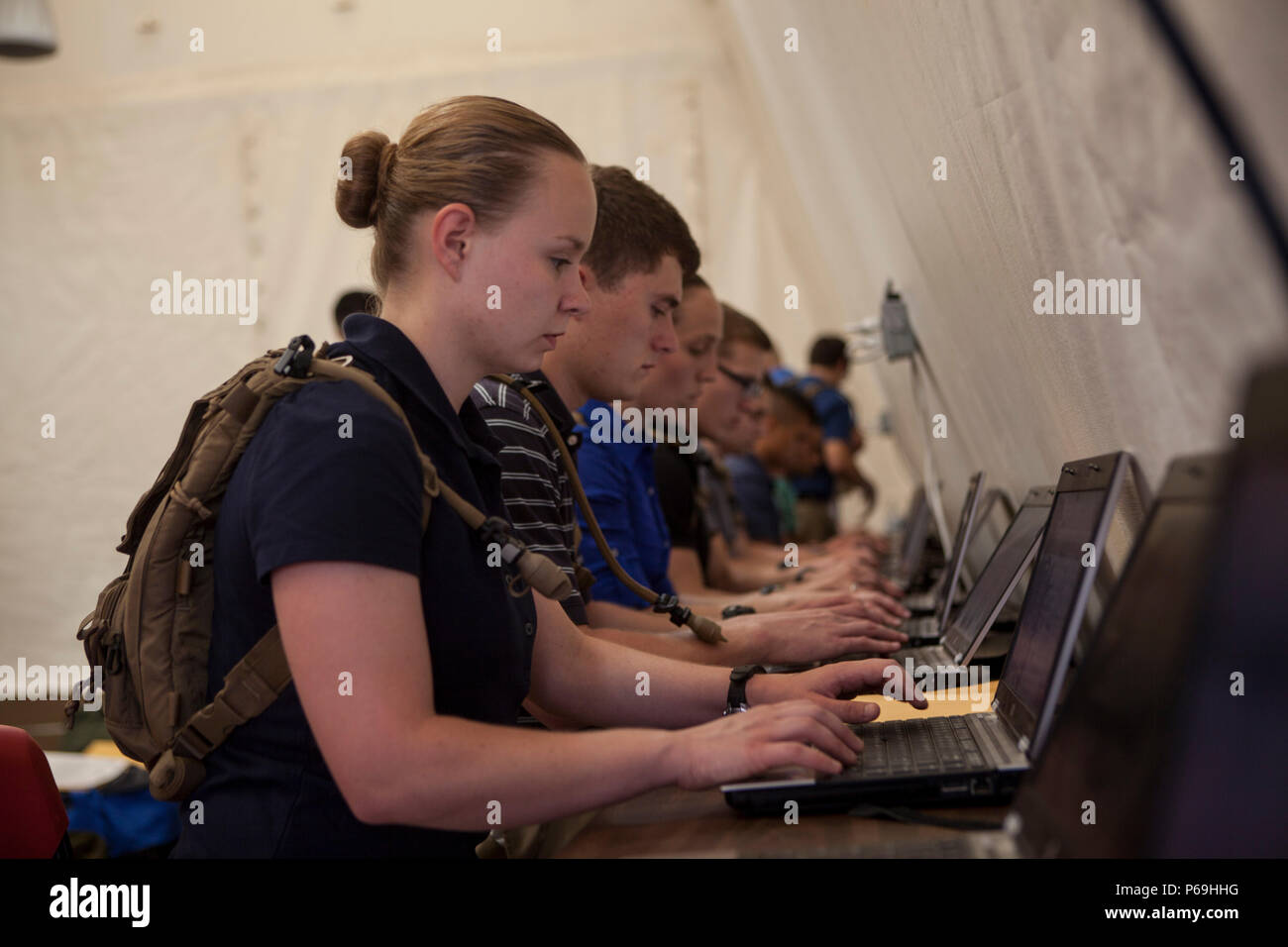 On May 28, 2016, candidates arrived at Officer Candidate School aboard ...