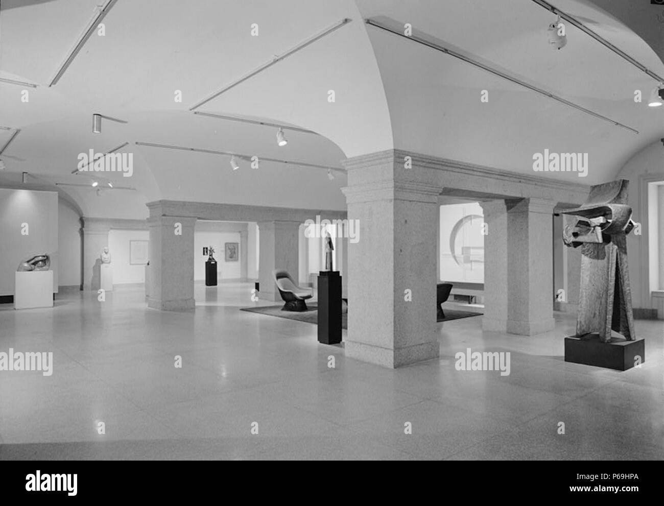 General interior view from Black and White Stock Photos & Images - Alamy