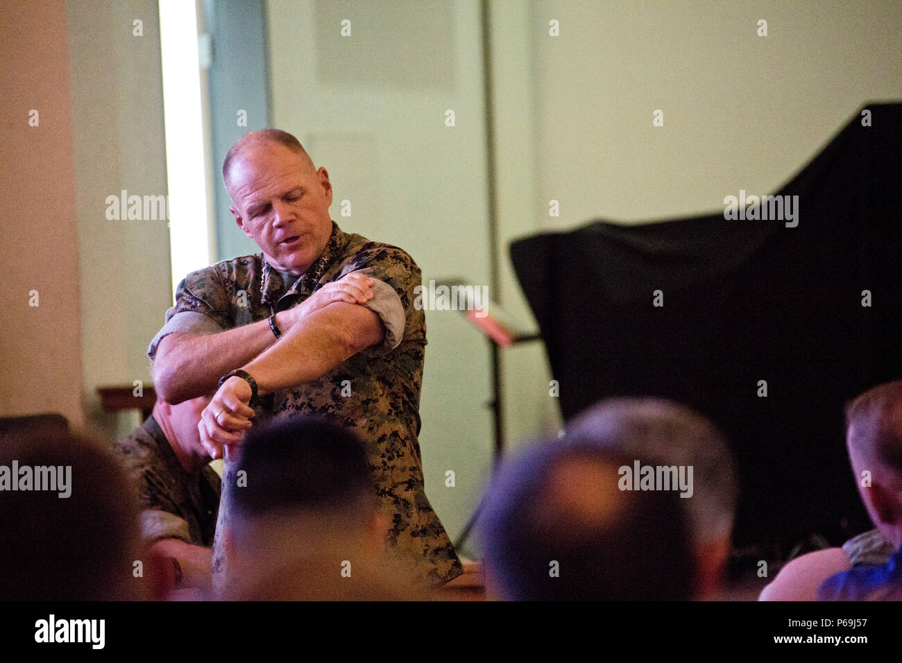 The Commandant of the Marine Corps explains tattoo policy to Marines ...