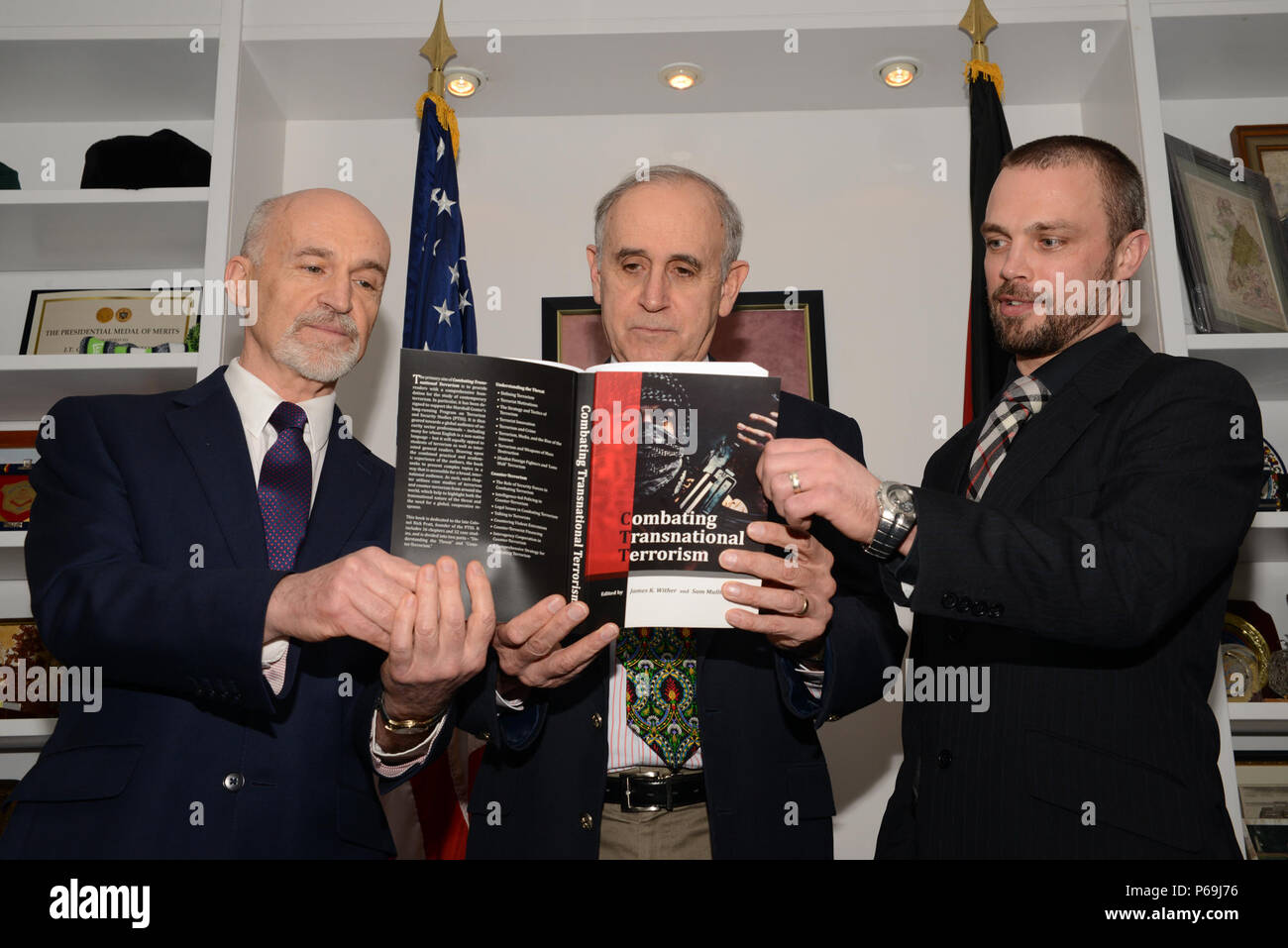 Professors James Wither (left) and Dr. Sam Mullins, both professors at ...