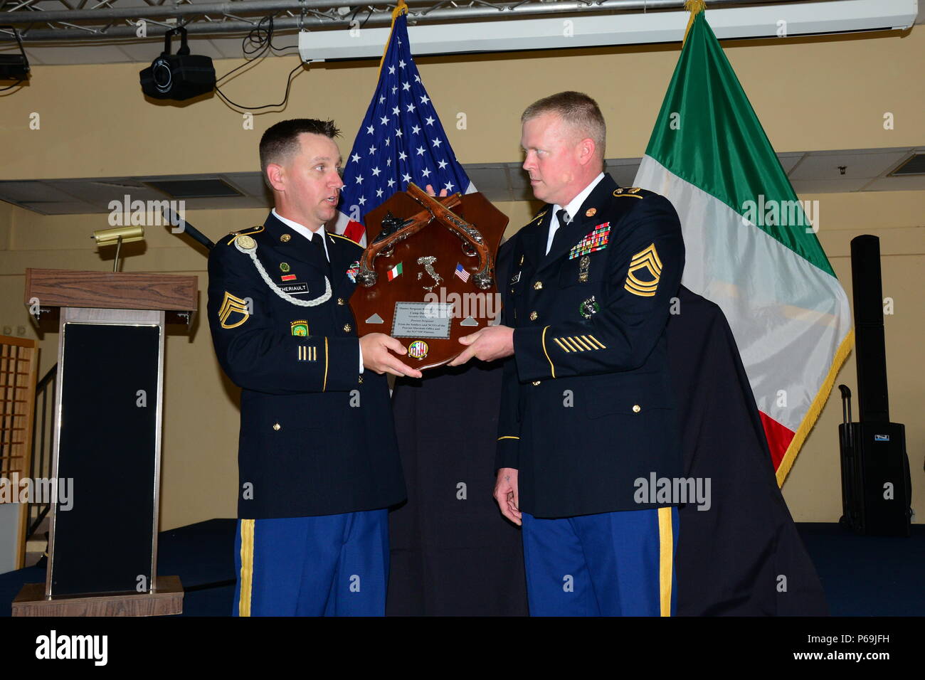 U.S. Army SSG Chad M. Theriault USA Provost Sergeant Senior Enlisted ...