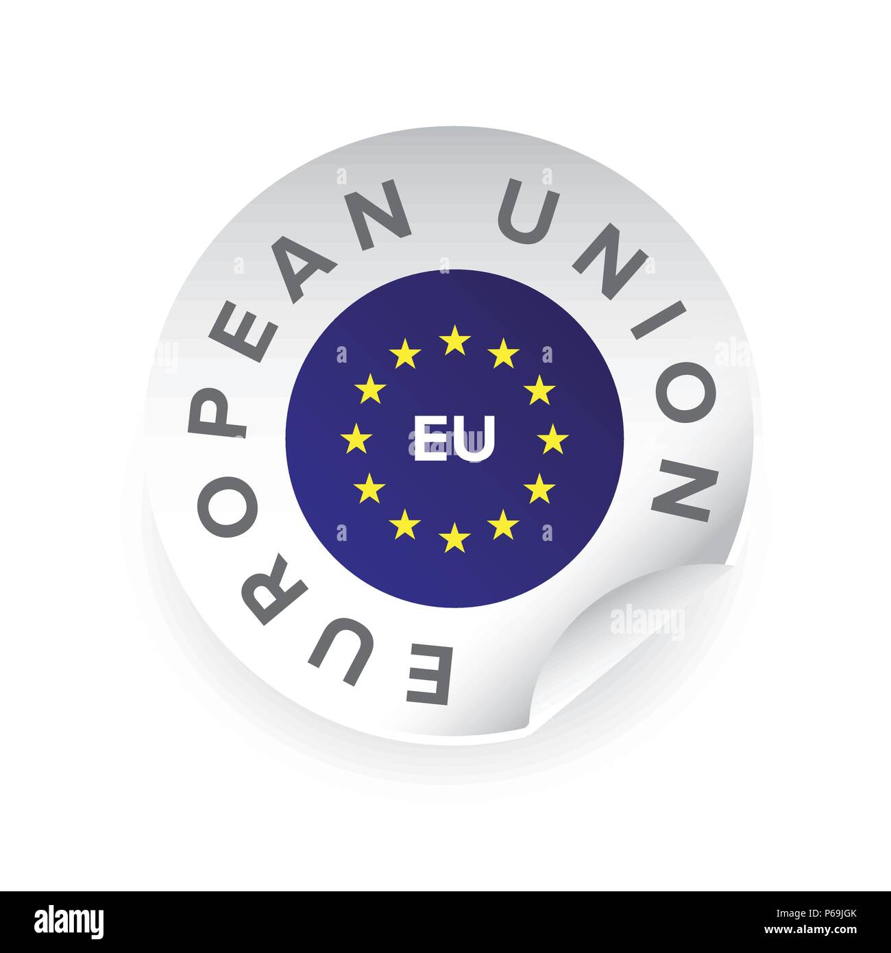 Europe icon hi-res stock photography and images - Alamy