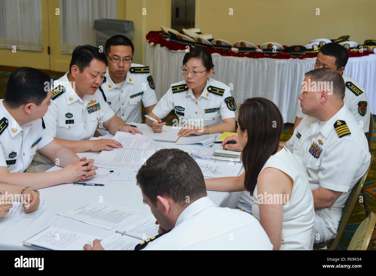 160525-N-RJ834-023 PEARL HARBOR (May 25, 2016) Military representatives ...