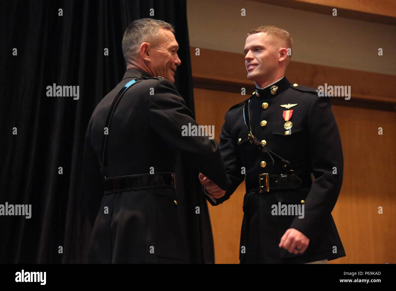 Lt. Gen. Jon M. Davis, left, Deputy Commandant for Aviation ...