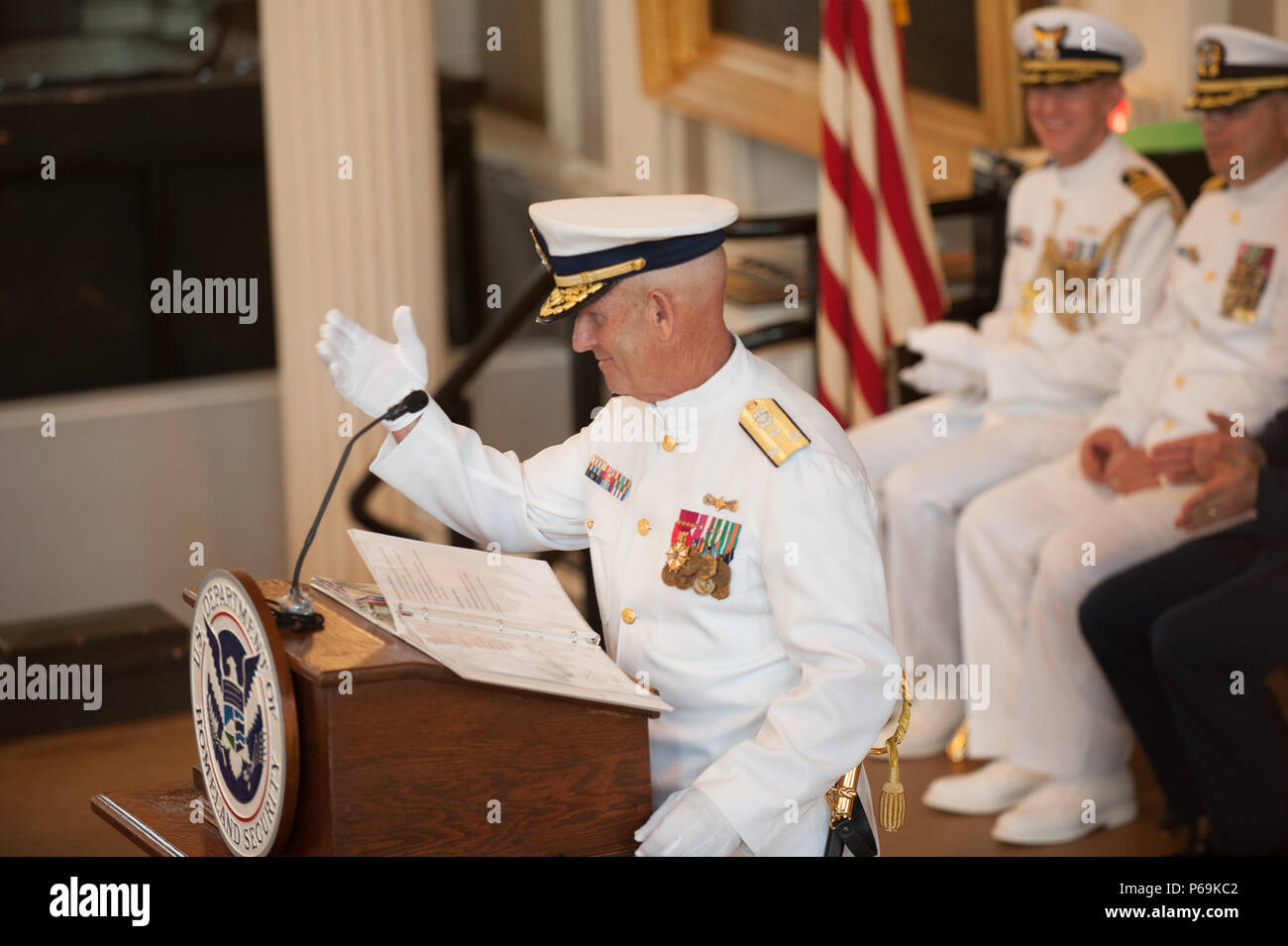 Commander Coast Guard First District Stock Photos & Commander Coast ...