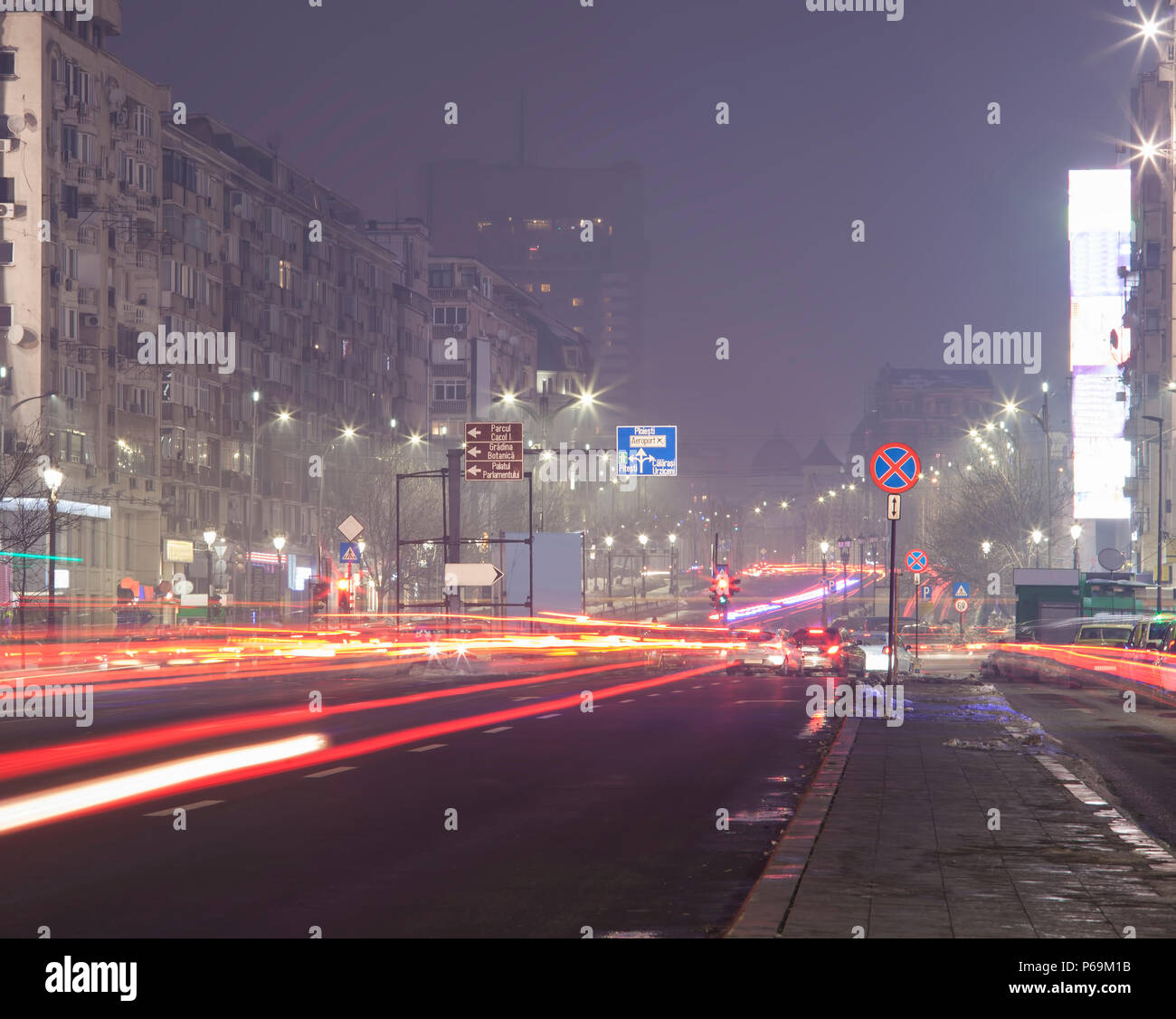 Car traffic bucharest hi-res stock photography and images - Alamy