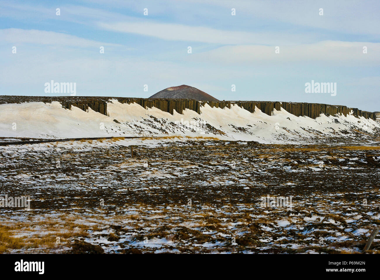 Basalt column. Gerouberg. Snaefellsnes peninsula. ?Iceland Stock Photo ...