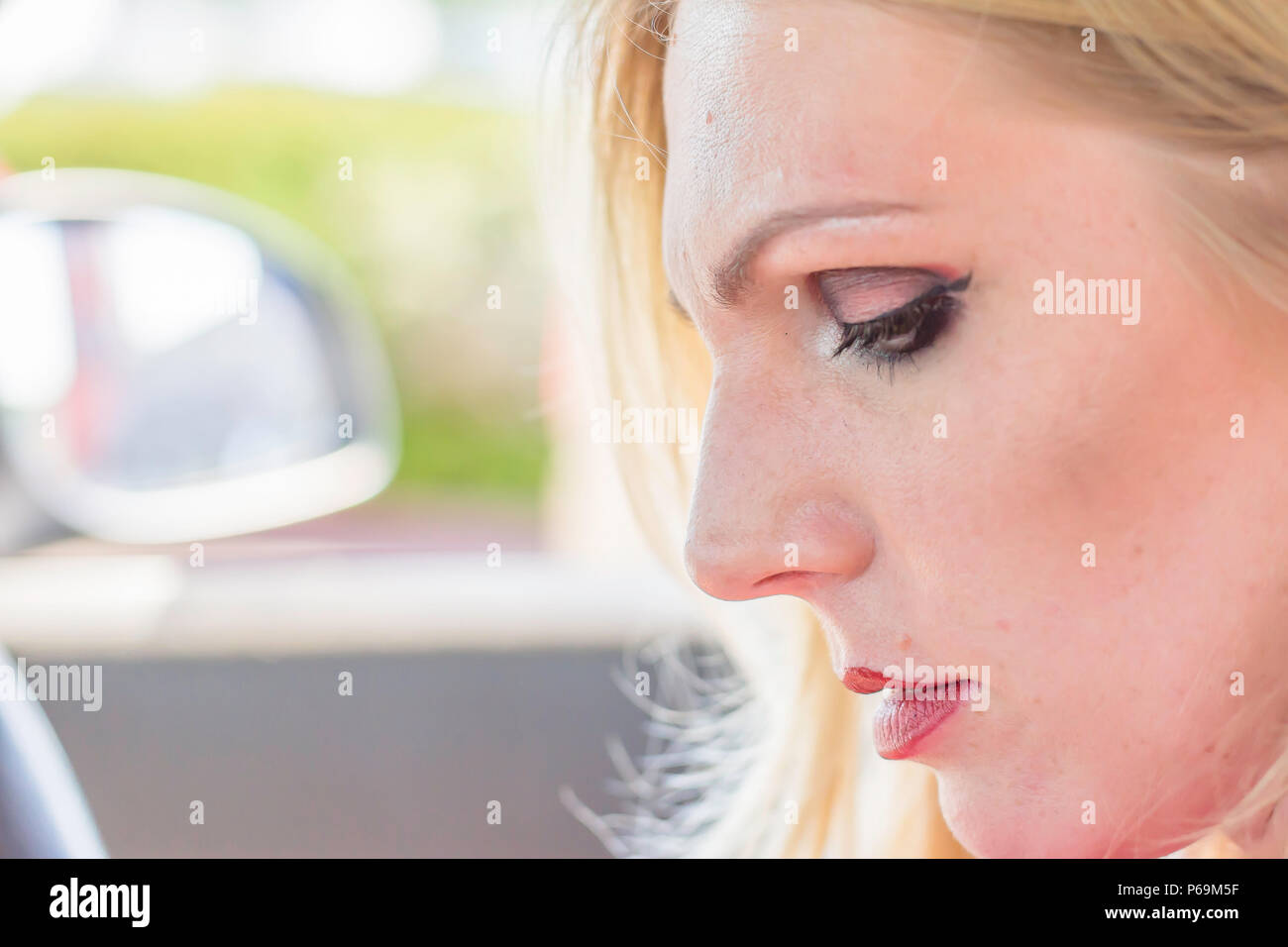 Stressed at wheel uk hi-res stock photography and images - Alamy