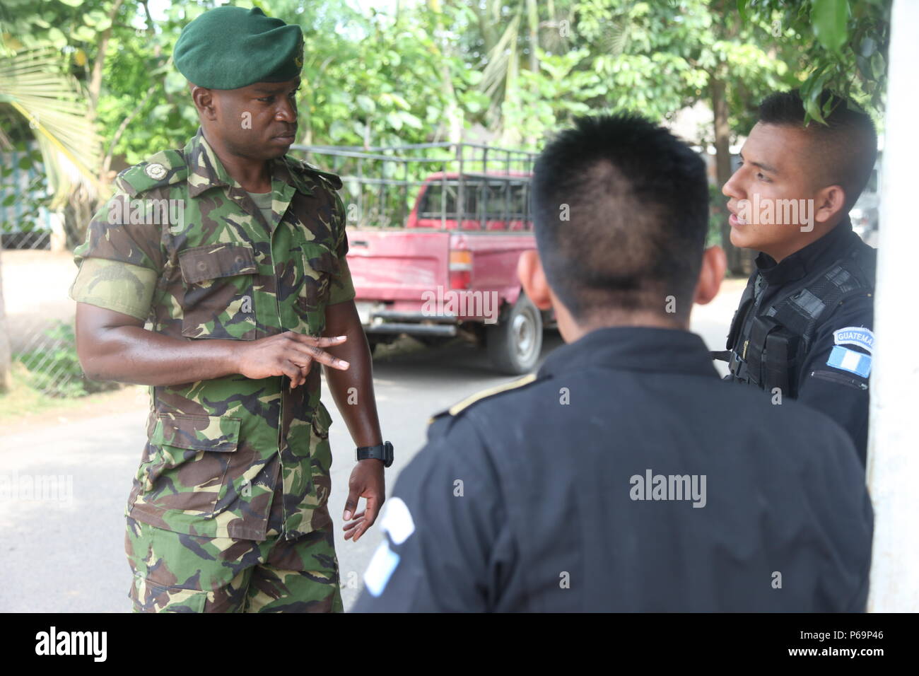 The Republic of Trinidad and Tobago Defense Force, Maj. Sheldon Dougan ...