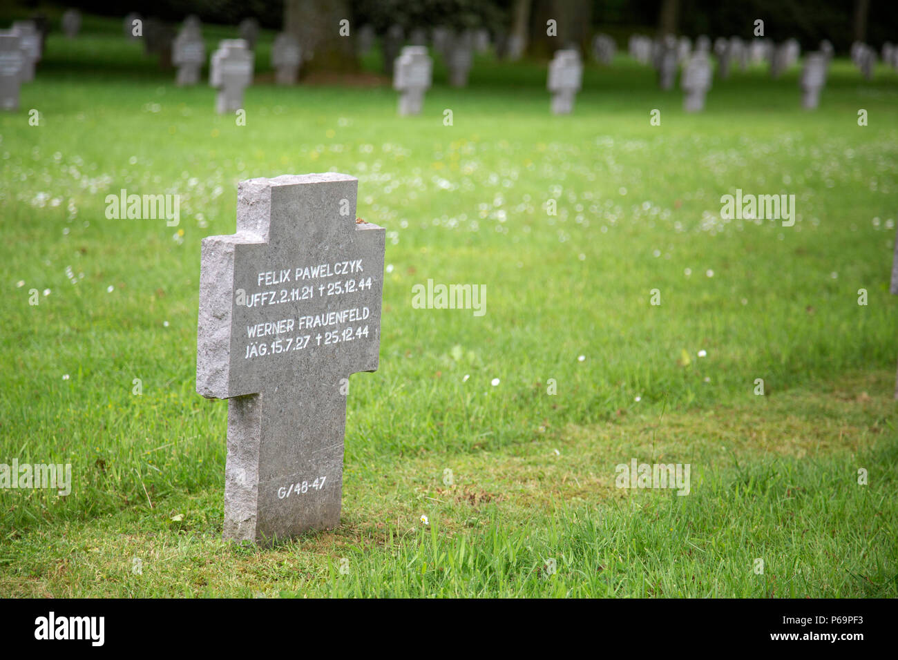 Sandweiler German War Cemetery, Sandweiler, Luxembourg, May 23, 2016 ...