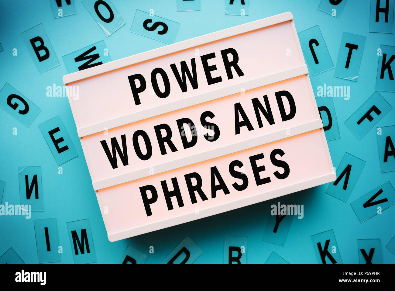 Power words hi-res stock photography and images - Alamy