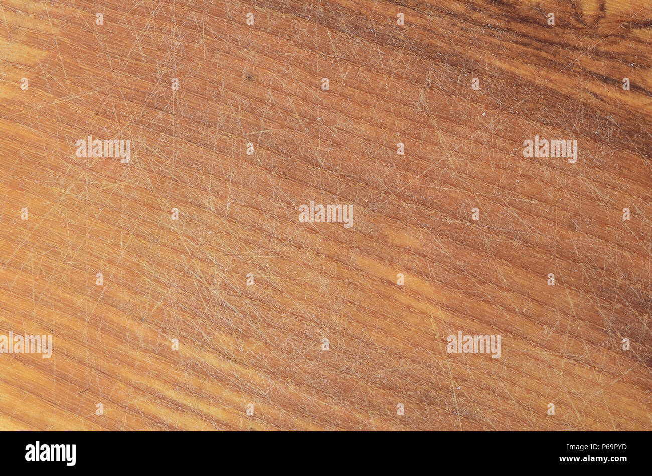 Detailed texture of the wooden cutting board with a lot of scars from ...